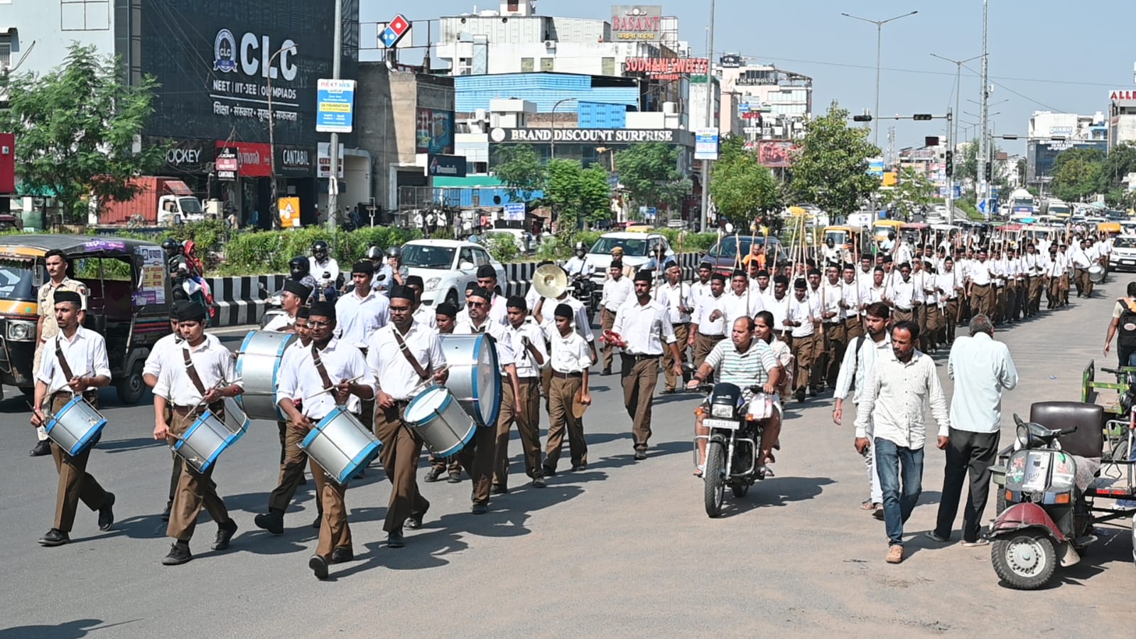विजयोत्सव: गोपालपुरा और सांगानेर में निकला पथ संचलन - BULLET RAJASTHAN